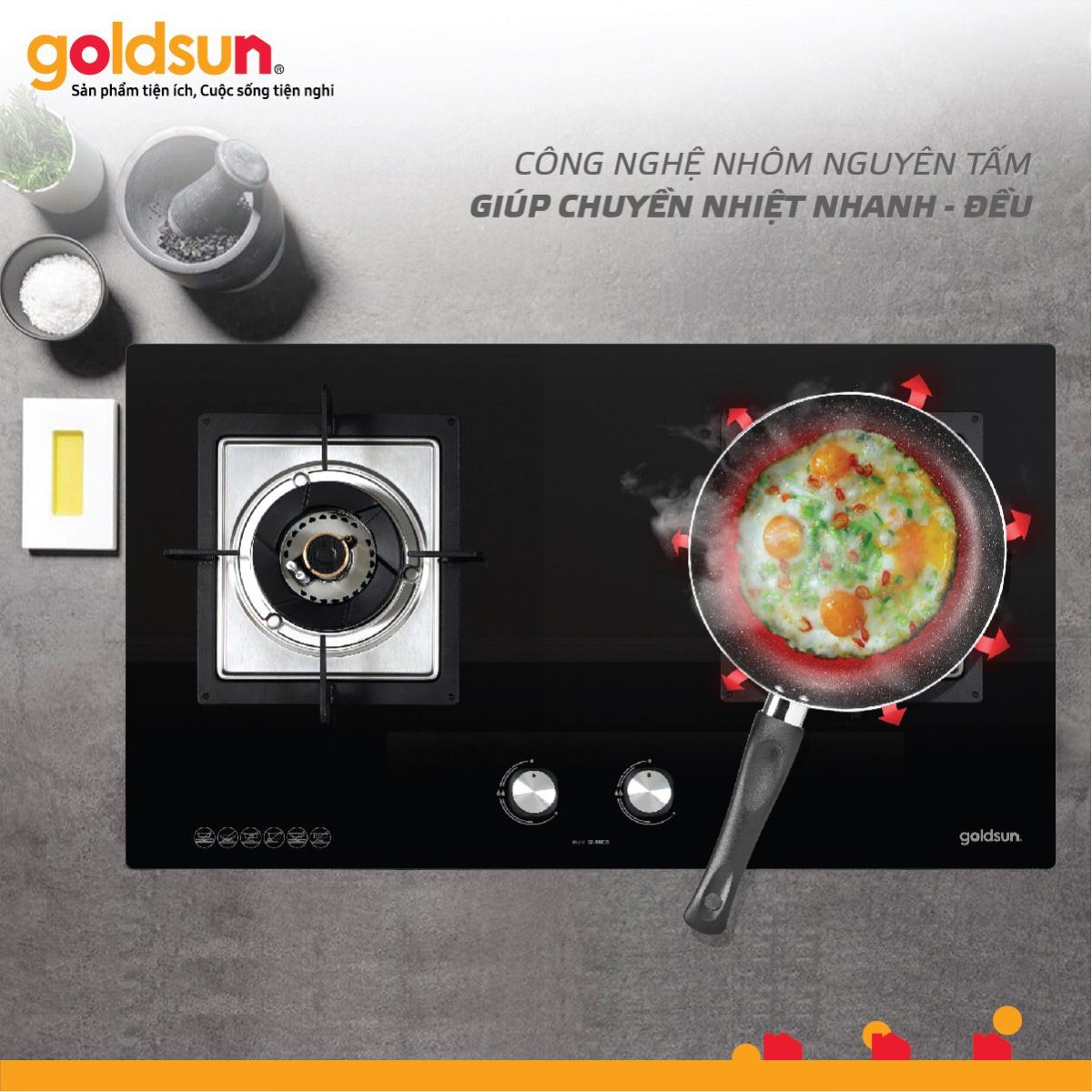 Chảo chống dính Goldsun GPA1200-30